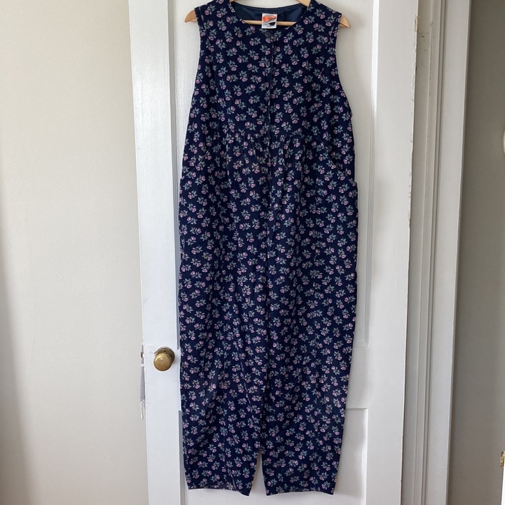 Laura Ashley Vintage Baby Whale Corduroy Jumpsuit Siz… - Gem